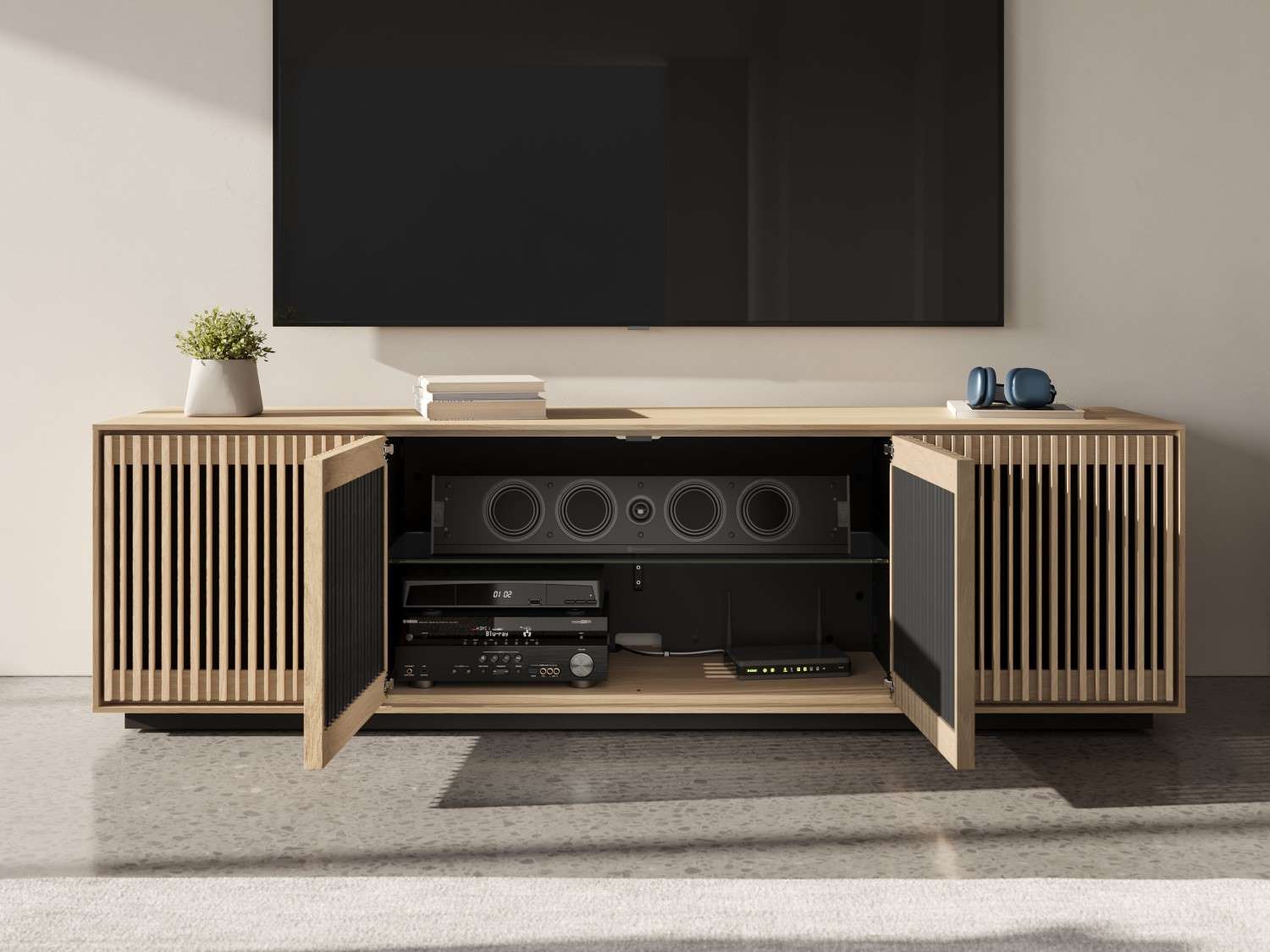 BDI Features for Perfect Media Cabinets in TX & AZ