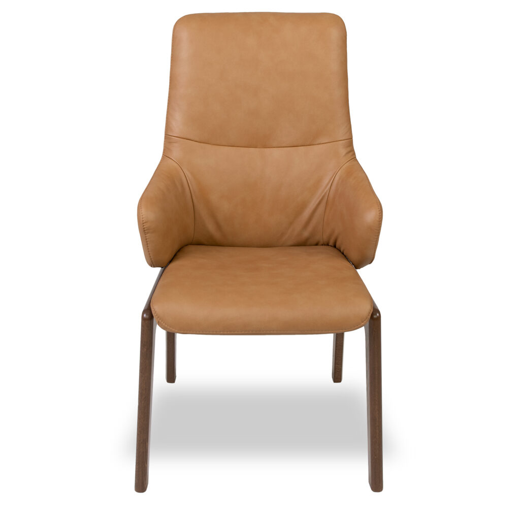 Mint High Back Dining Chair with Arms - Copenhagen Imports