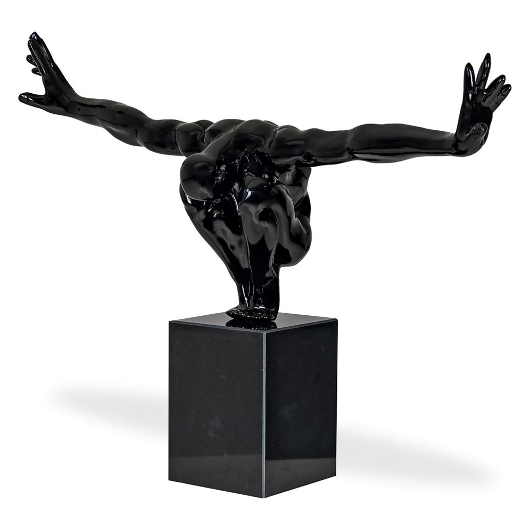Black Baron Sculpture - Copenhagen Imports